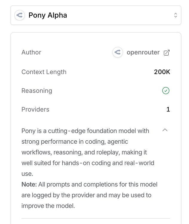 神秘模型 Pony Alpha 引爆外网，或为国产大模型新秀？ - AI资讯 - 冷月清谈