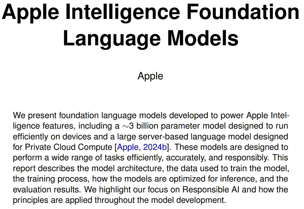 Apple Intelligence揭秘：47页技术文档详解基础模型与后训练 - AI资讯 - 冷月清谈