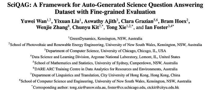 SciQAG框架：全新科学复杂问答基准的推出与关键优势 - AI资讯 - 冷月清谈