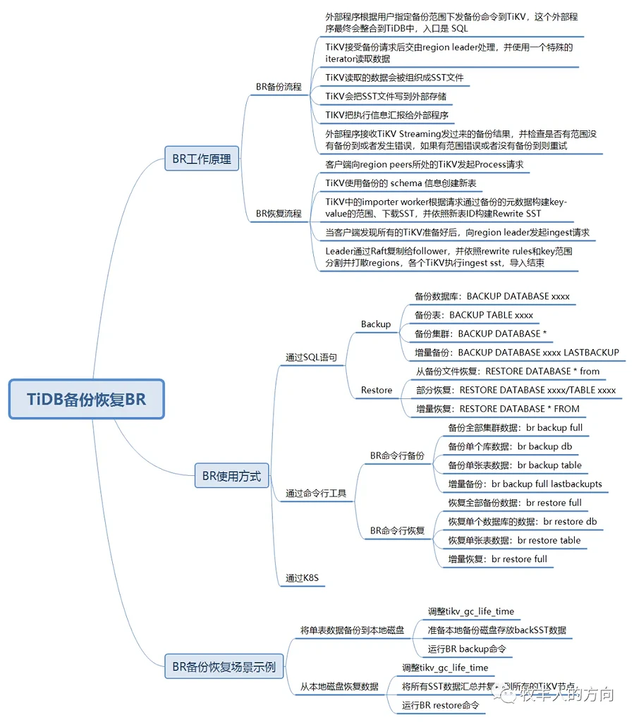 TiDB 集群备份与恢复：BR 工具详解及实战 - 开发技术 - 冷月清谈