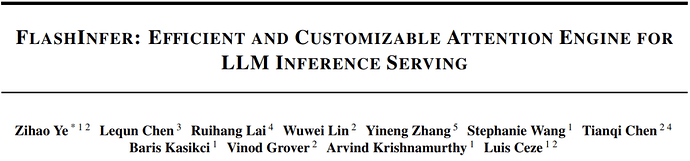 MLSys 2025 最佳论文：FlashInfer 助力 LLM 推理效率飞跃 - AI资讯 - 冷月清谈