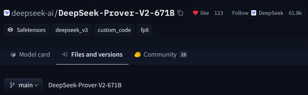 DeepSeek 发布 DeepSeek-Prover-V2-671B 开源模型，参数量达 671B - AI资讯 - 冷月清谈