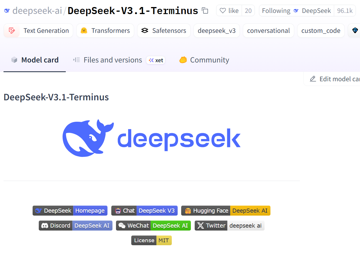 DeepSeek-V3.1-Terminus发布：语言一致性与Agent能力获显著提升 - AI资讯 - 冷月清谈