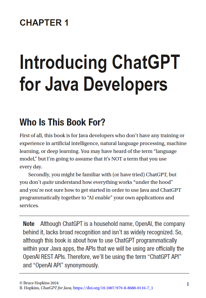 掌握Java开发与AI结合的钥匙：新书《Java版ChatGPT》介绍 - AI资讯 - 冷月清谈